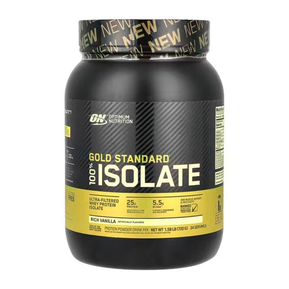 Optimum Nutrition Gold Standard 100% Isolate-24Serv.-720G. – MaxMuscleElite