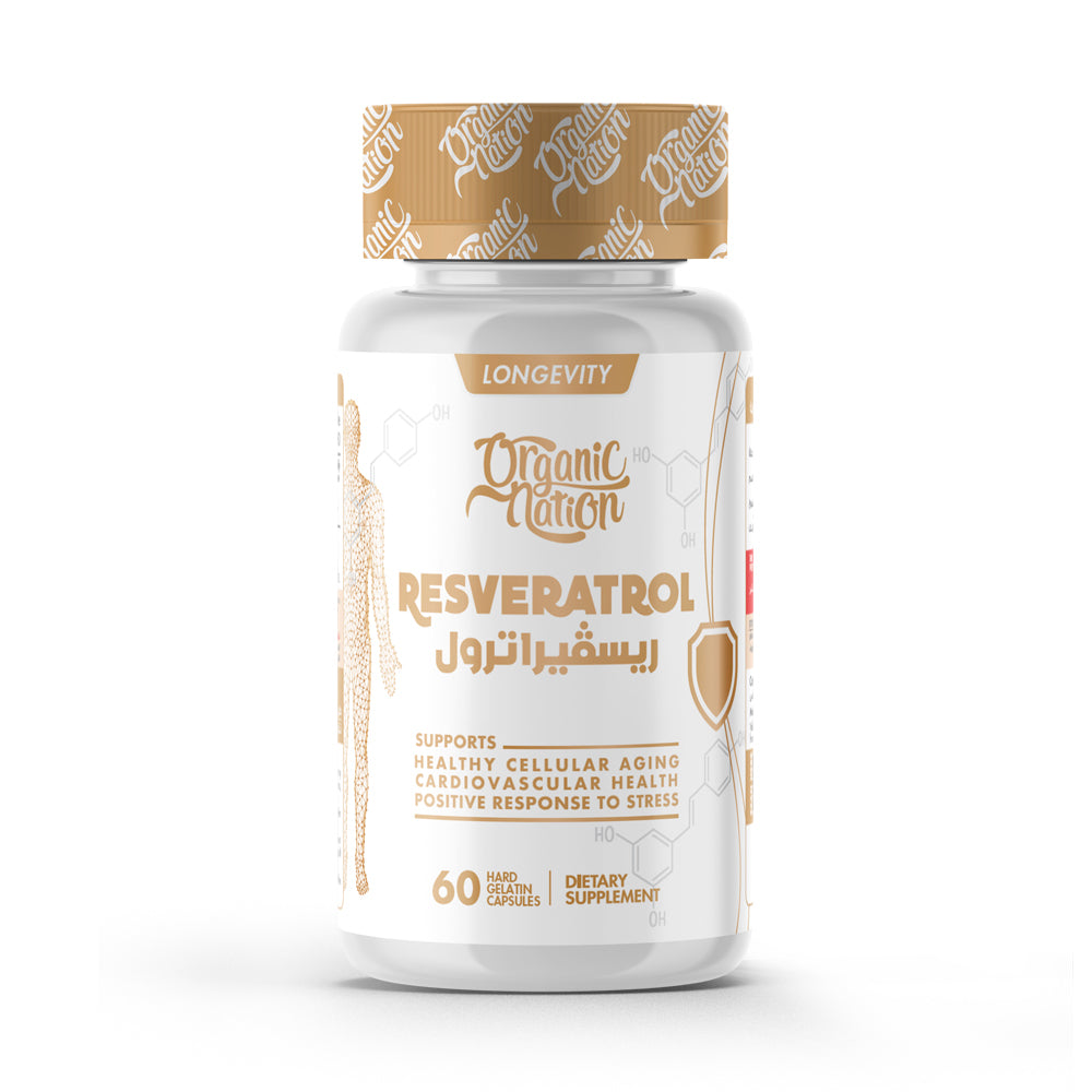 Organic Nation Resveratrol 60Serv.-60Capsules – MaxMuscleElite